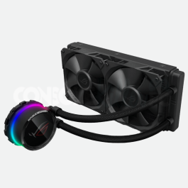 Asus ROG Ryuo 240mm Liquid CPU Cooler, 2 x 120mm PWM Fan, Full Colour ...